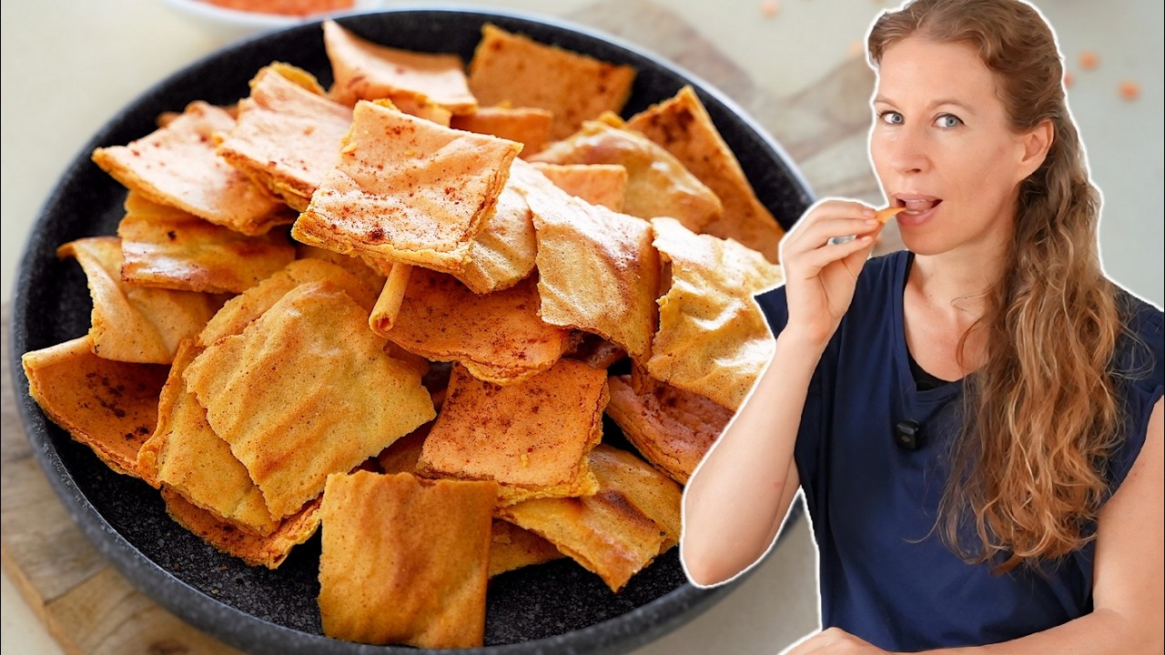 I Turned 1 Cup of Lentils Into Crispy Crackers | Ela Vegan | Georgian ...