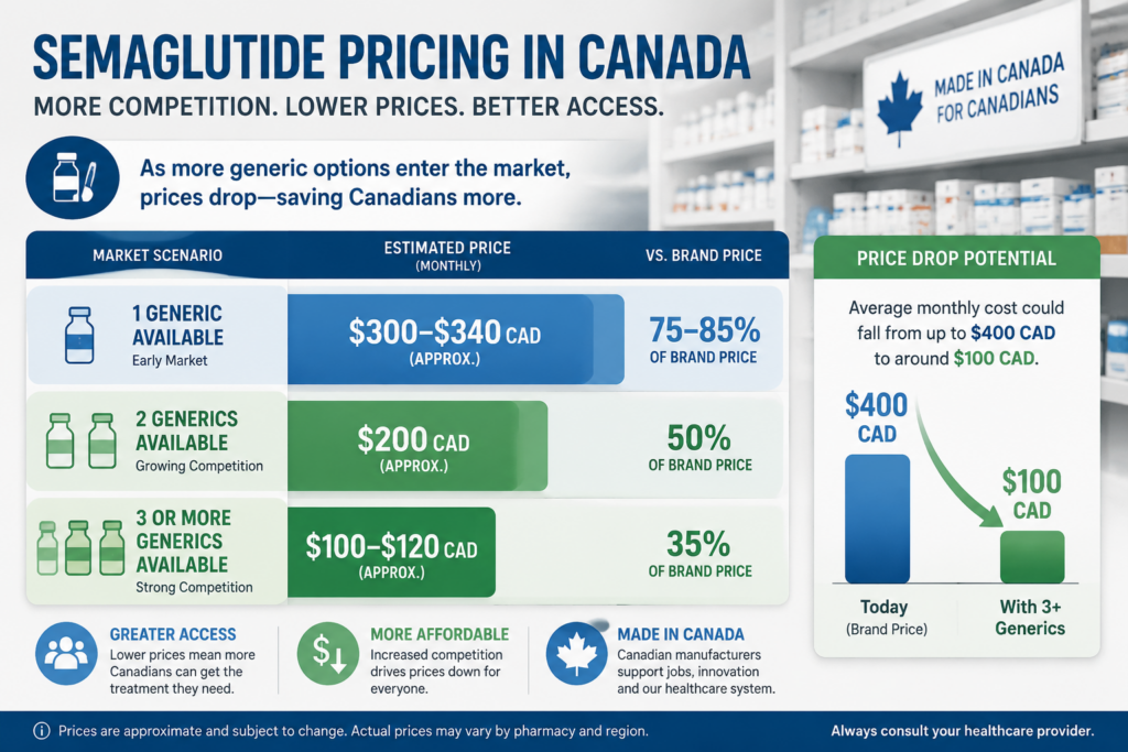 Generic Ozempic Approved in Canada: Timeline, Pricing & Access Guide