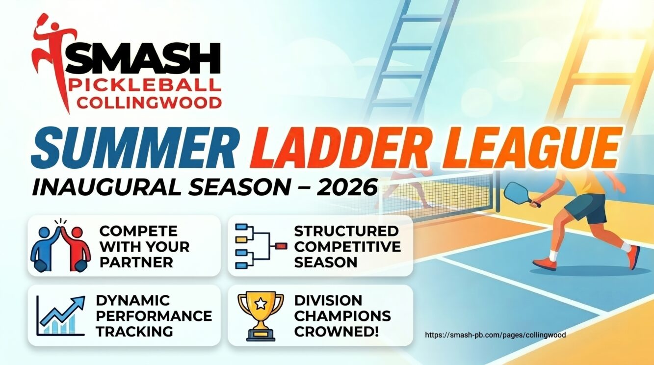 🏆 Join SMASH Collingwood's inaugural Summer Ladder League ...